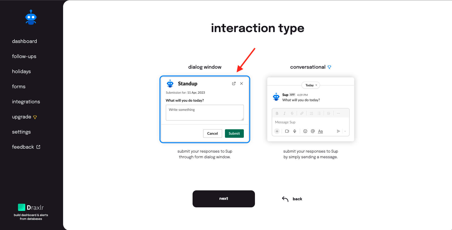 Sup Bot - Best Standup Bot for Slack, MS Teams, and Webex