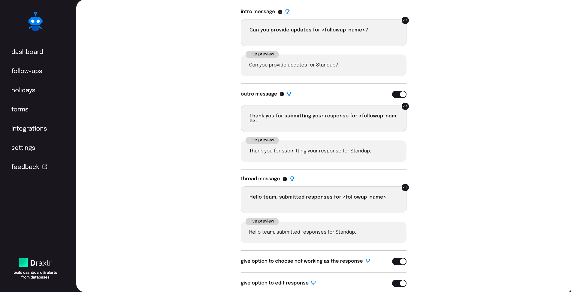 Sup Bot - Best Standup Bot for Slack, MS Teams, and Webex