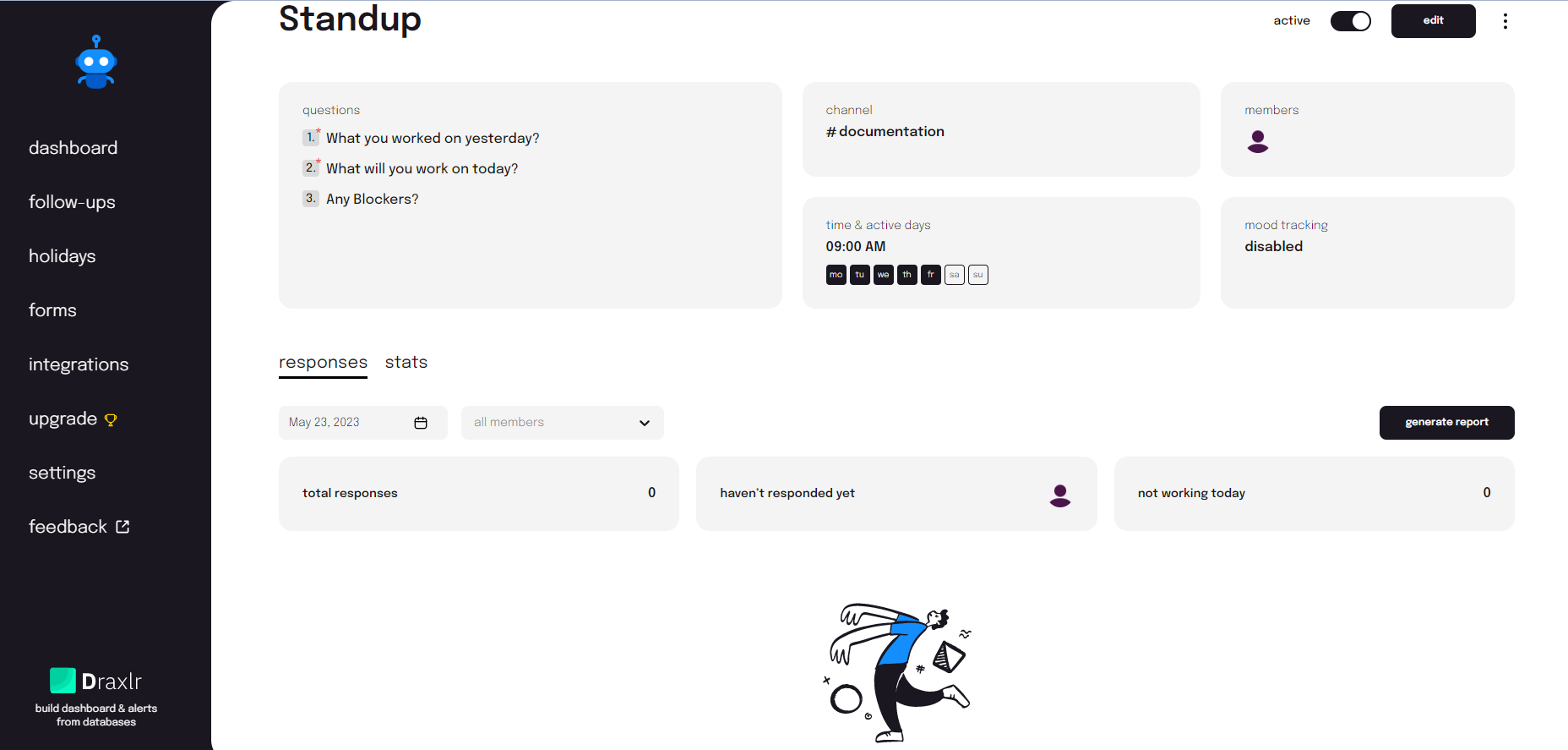 Sup Bot - Best Standup Bot for Slack, MS Teams, and Webex